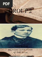 Edukasyon Ni Rizal | PDF