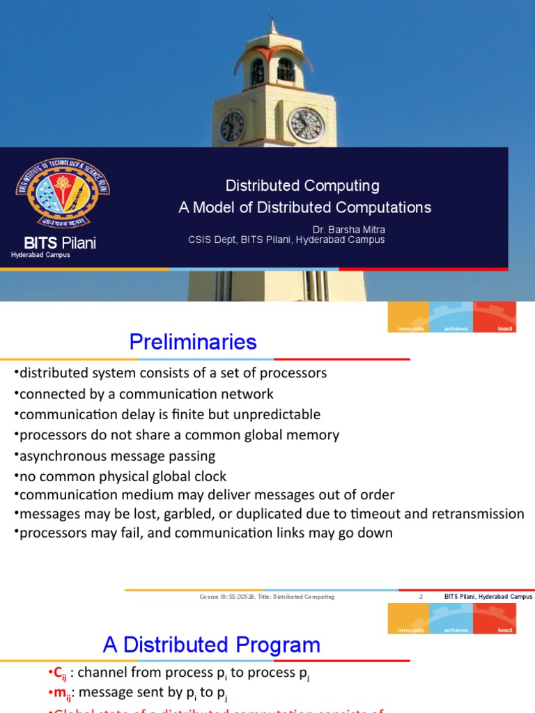 2 Model of Distributed Computation 1628346776474 | PDF
