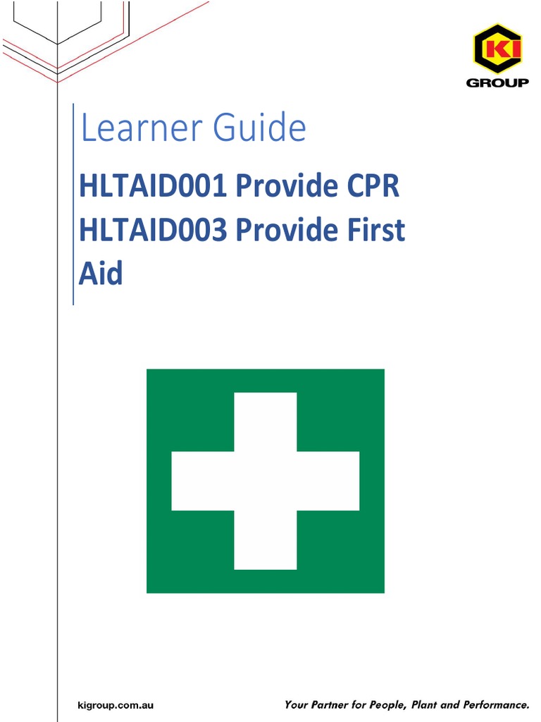 First Aid Learner Guide | PDF