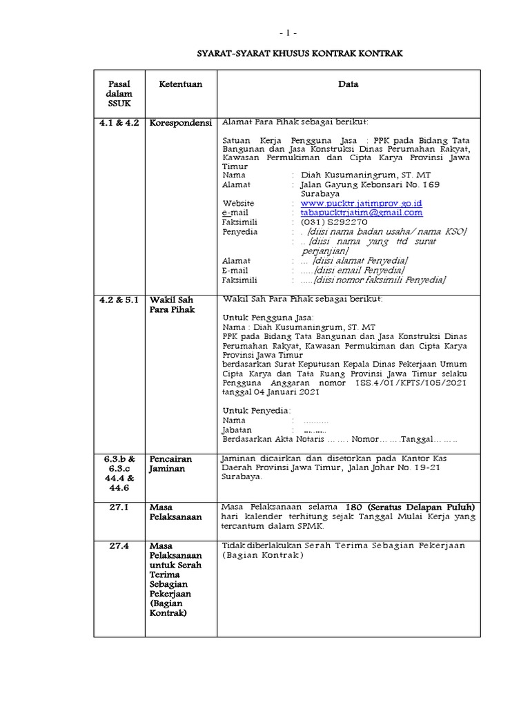 SSKK Gedung BKD Rev.1 | PDF