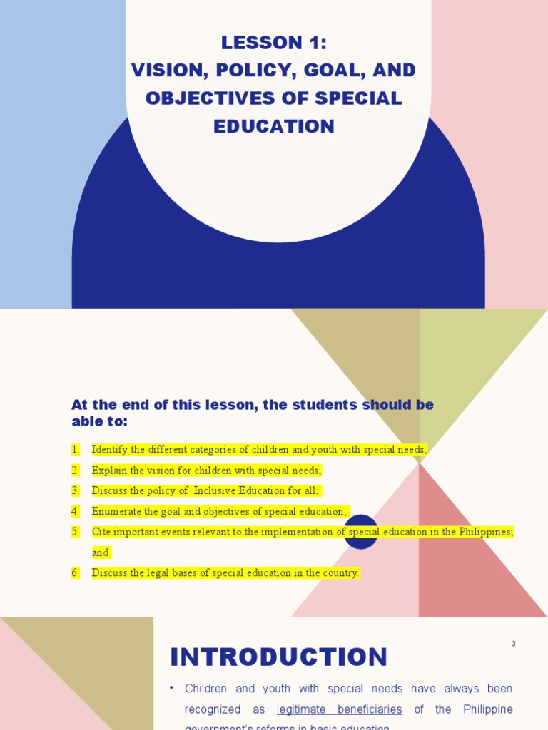Cpe 103 Prelim - Lesson 1 | Download Free PDF | Special Education | Disability