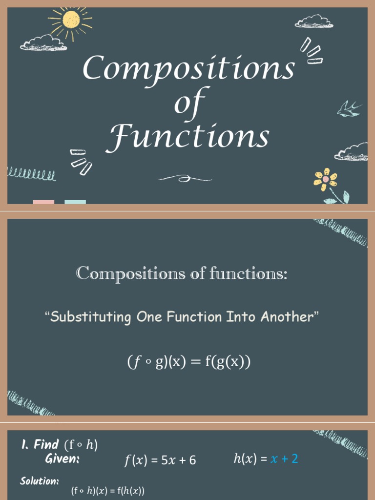 Midterm Lesson 4 Compositions of Function | PDF