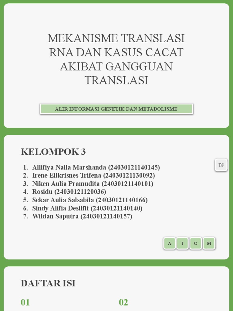 AIGM - Kel3 - Translasi | PDF | Sains & Matematika