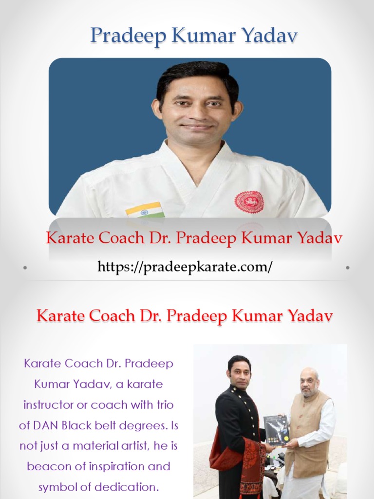 Pradeep Kumar Yadav Karate | PDF