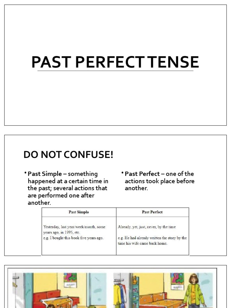 Past Perfect Lesson | Pdf