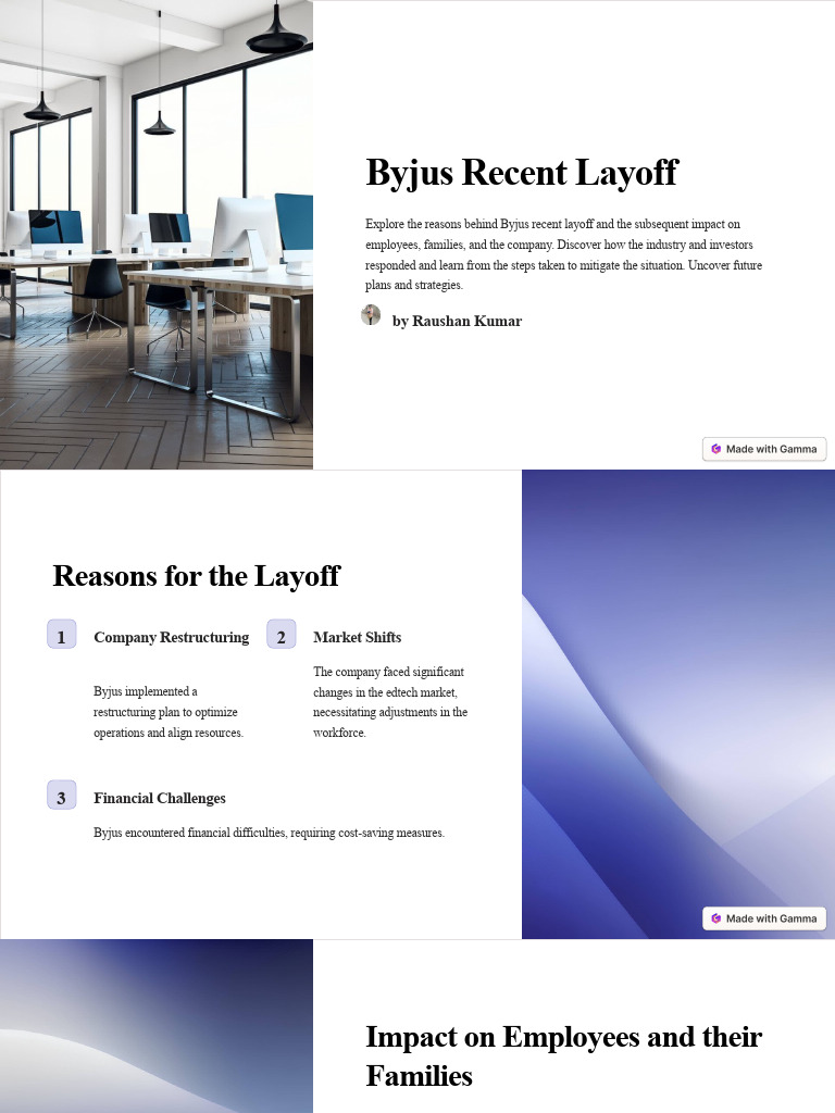 Byjus Recent Layoff | Download Free PDF | Layoff | Employment