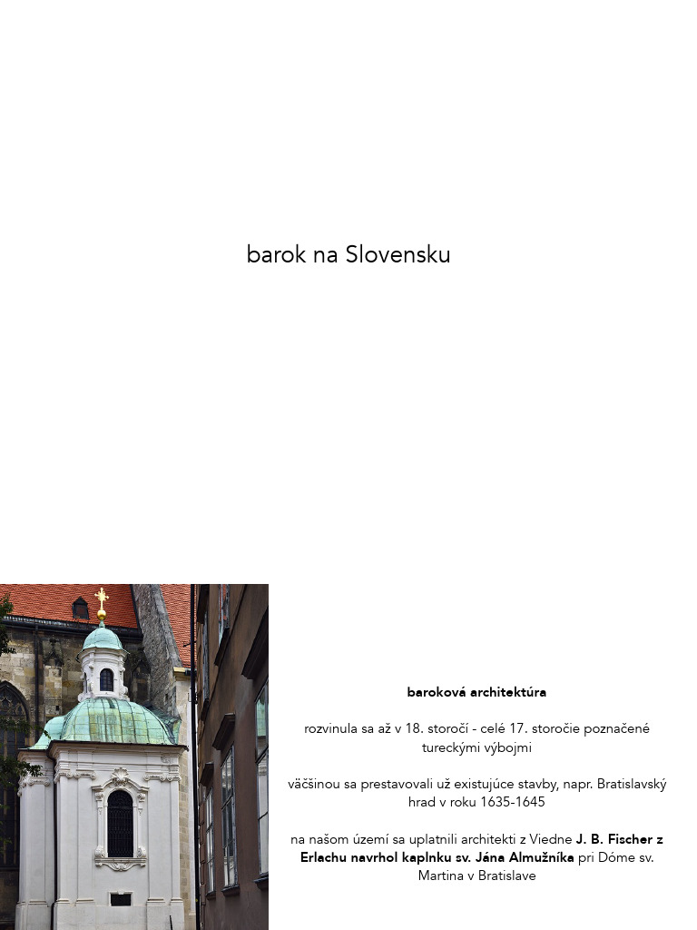 Barok Na Slovensku | PDF