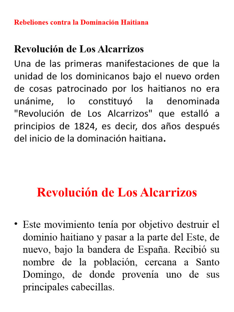 Proclamación de La Independencia Dominicana | PDF | República ...