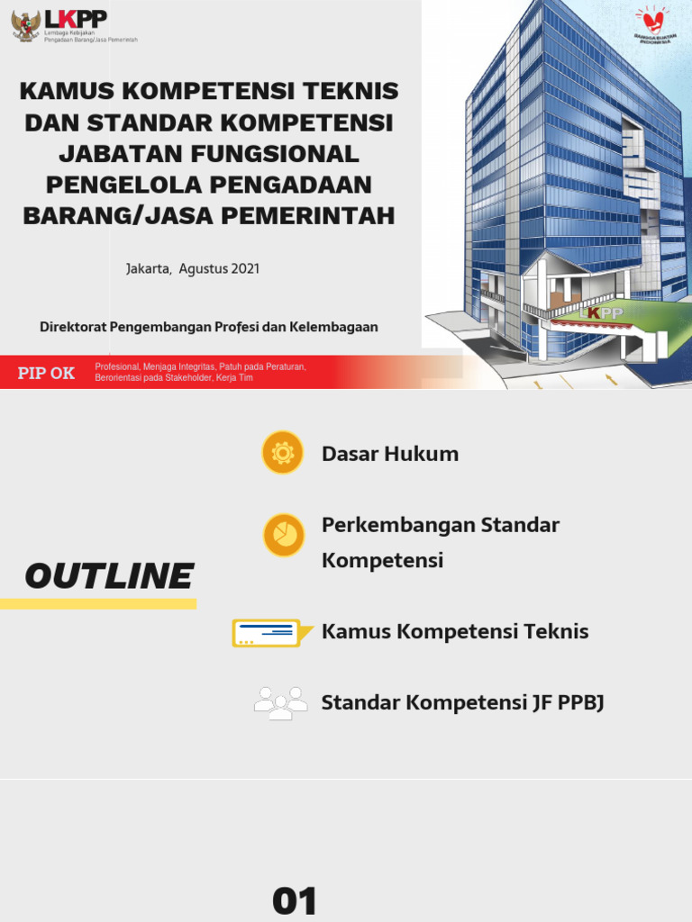 5 Kamus Kompetensi Teknis Dan Standar Kompetensi JF PPBJ 2021 | PDF