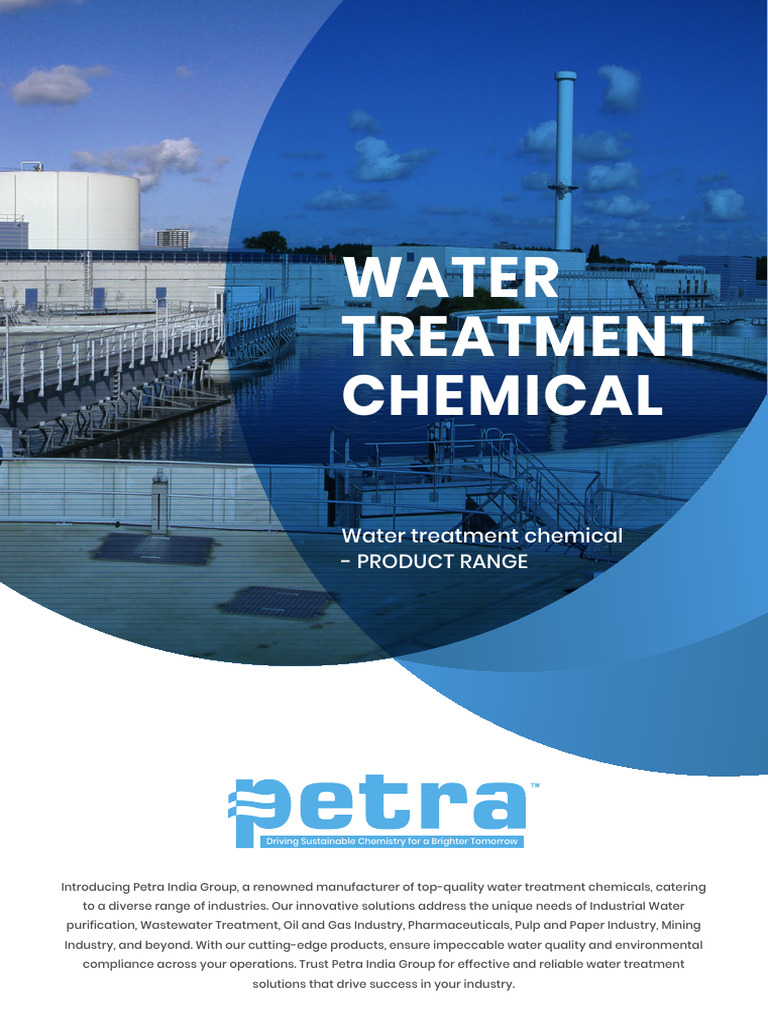 Water Treatment Chemical Brochure PETRA | PDF | Water | Water Purification