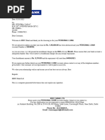 HDFC Construction Loan Sanction Letter | PDF