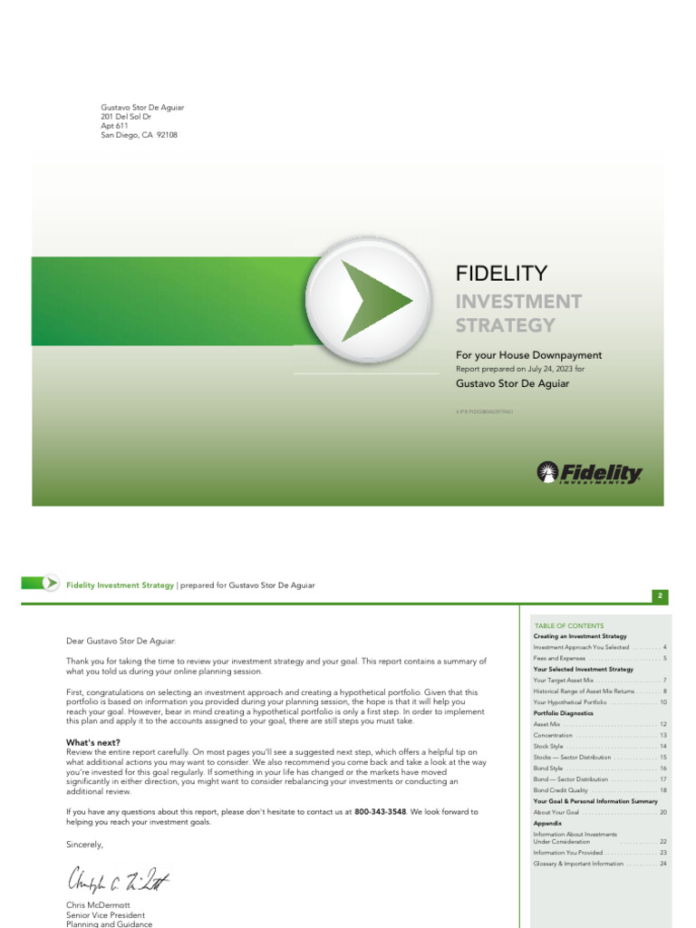 Fidelity Investment Strategy | PDF | Investment Fund | Asset Allocation