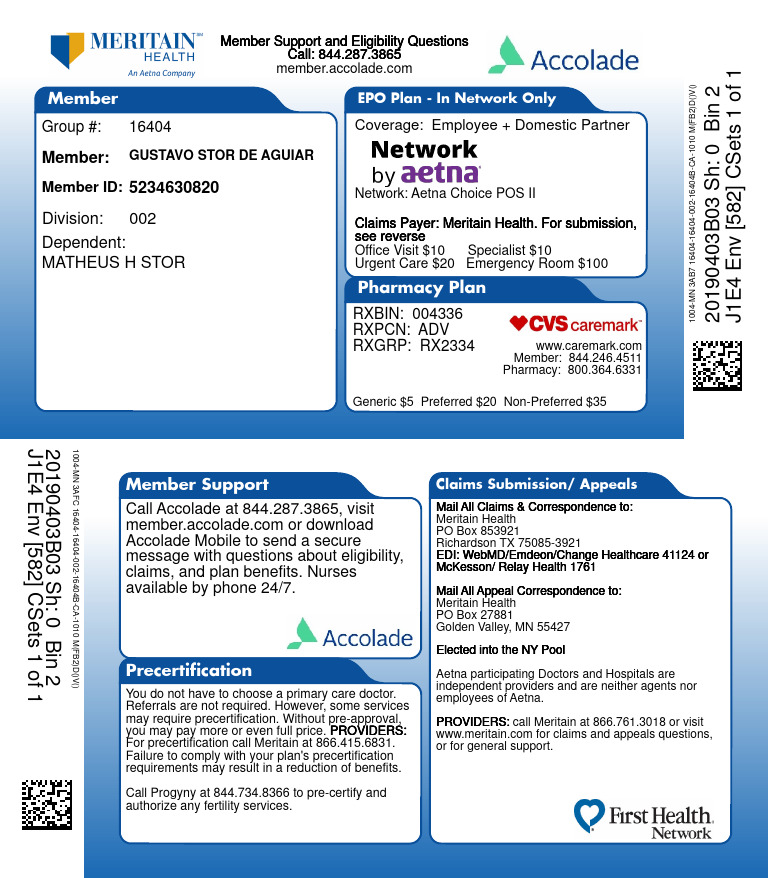 Aetna and Meritain Health ID Guide | PDF | Health Care | Social Programs