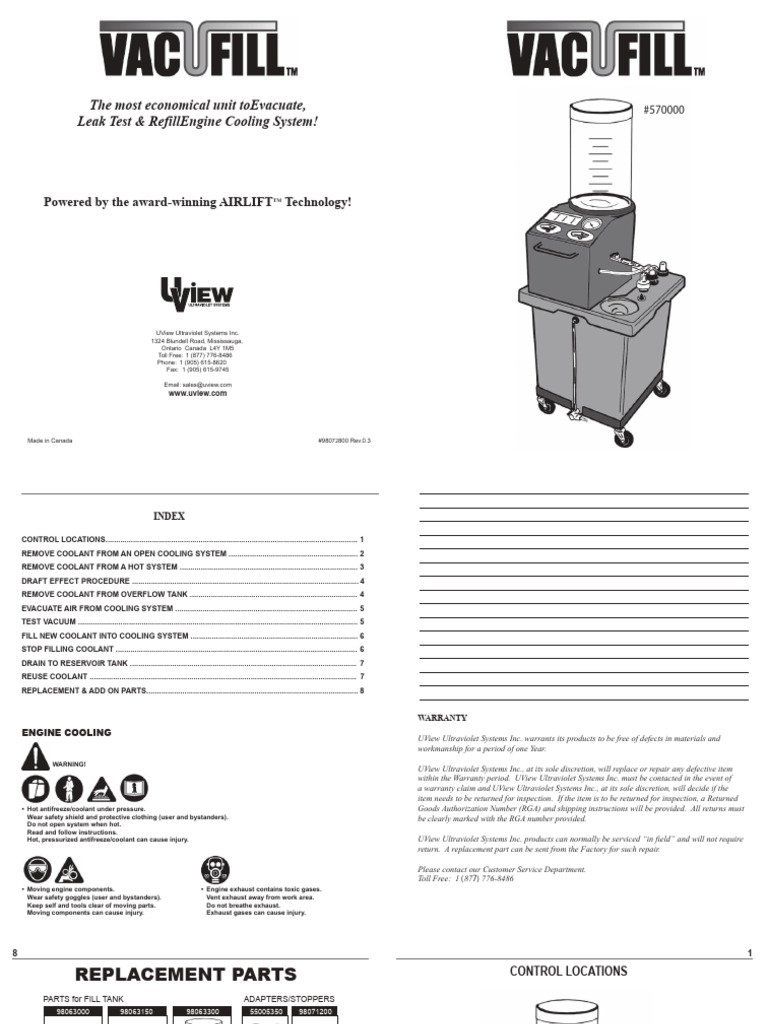 Vac Manual-Eng Rev0-3-Minexchanger | PDF | Vacuum Tube | Radiator