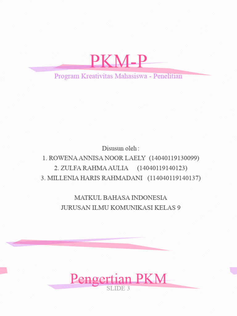 PKM P | PDF | Karier & Perkembangan