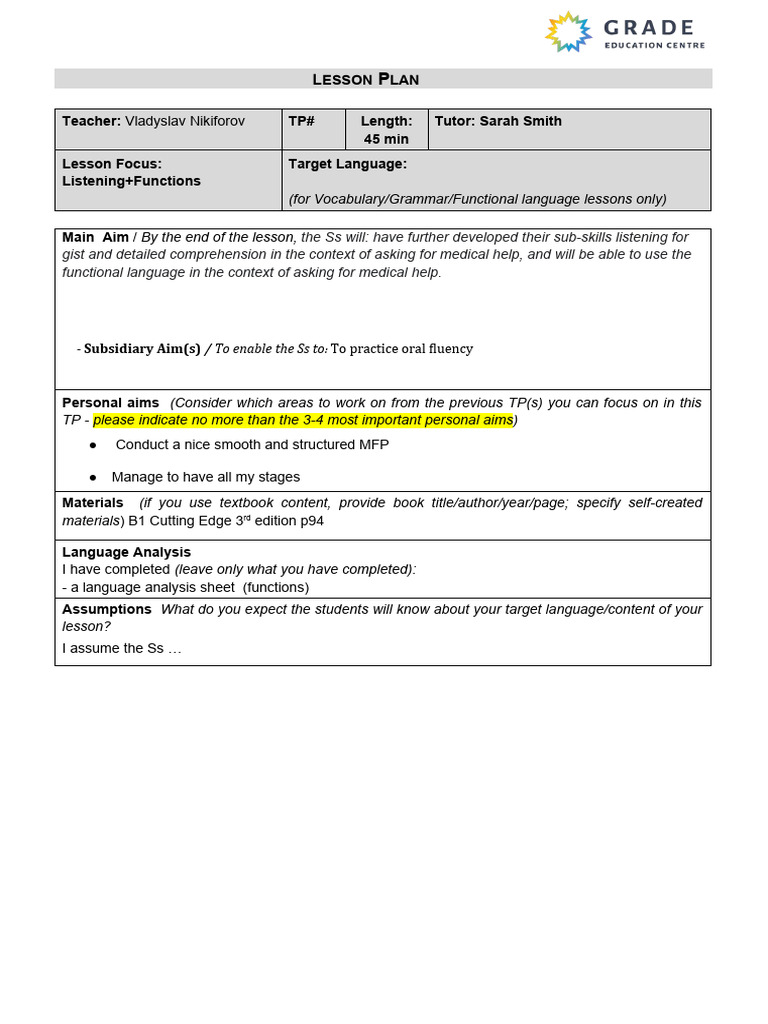 Medical English Listening Skills | PDF | Cognitive Psychology | Applied ...
