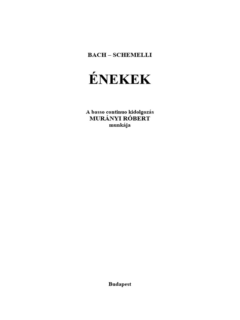 009 Schemelli Enekek | PDF