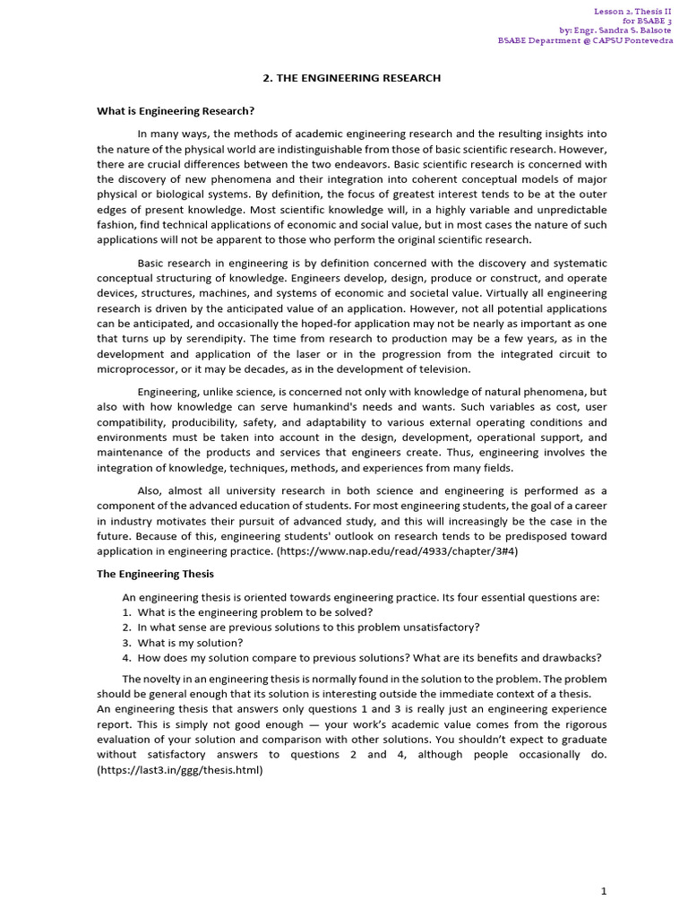 The Engineering Research | PDF | Engineering Design Process | Engineering