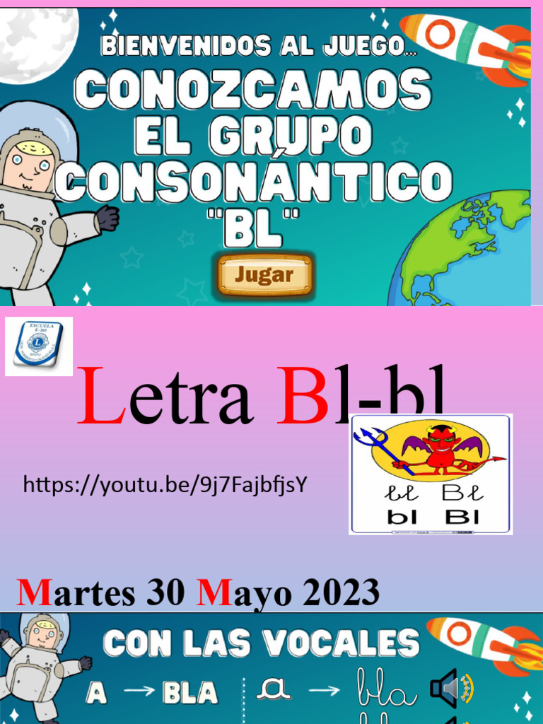 Grupo Consonantico BL | PDF