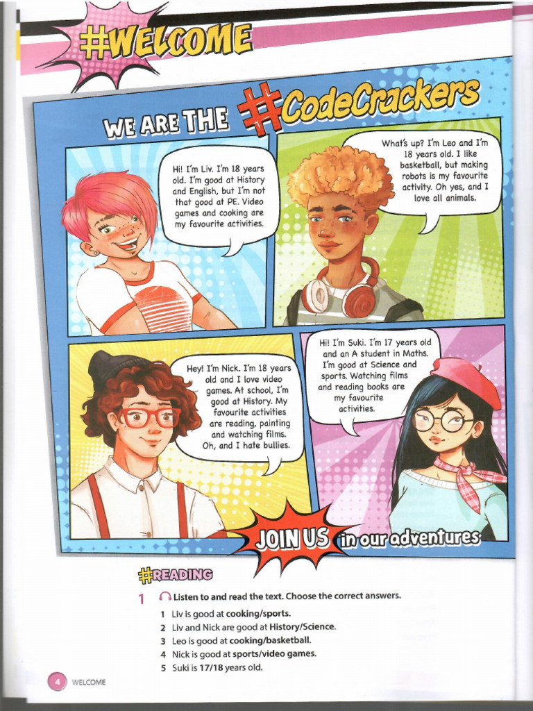 Hashtag English A1 Unit 1 | PDF