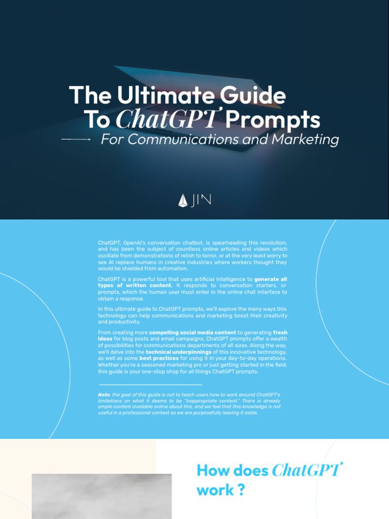 The Ultimate Guide To ChatGPT Prompts | PDF | Brand | Social Media