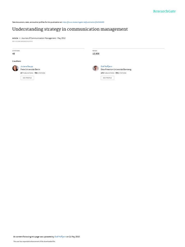 12 Understanding Strategy | PDF | Strategic Management | Decision Making