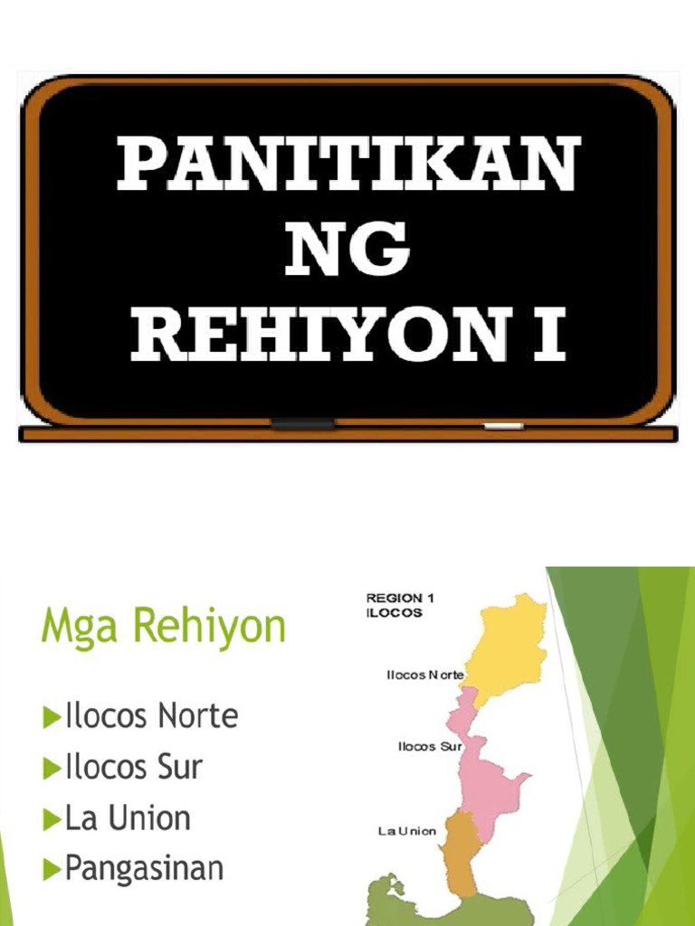 Rehiyon 1 | PDF