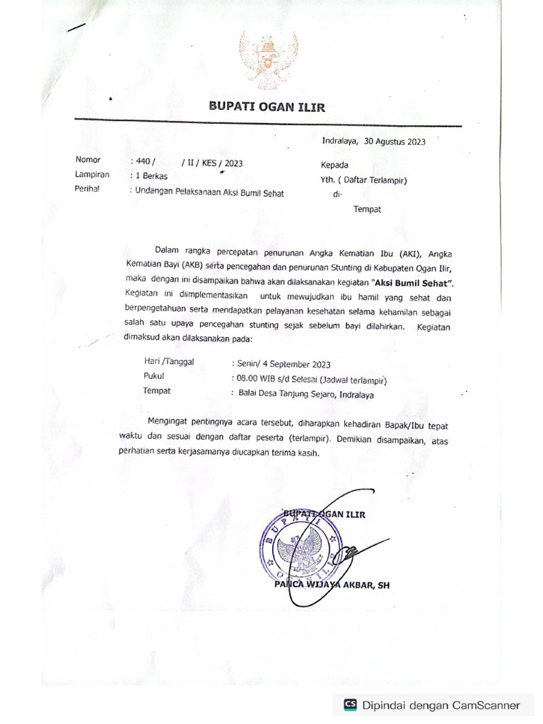 Undangan Bumil Sehat 2023 | PDF