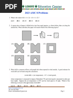 2024 Amc 8 Problems and Answers | PDF