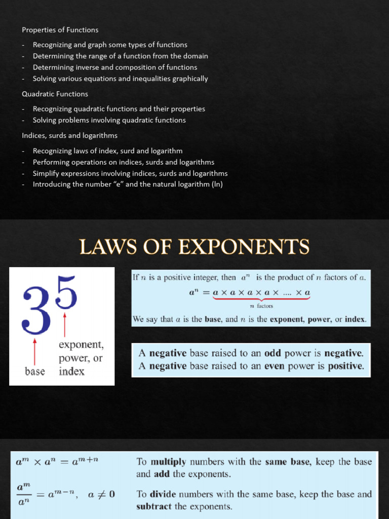 Exponents With Surds | PDF