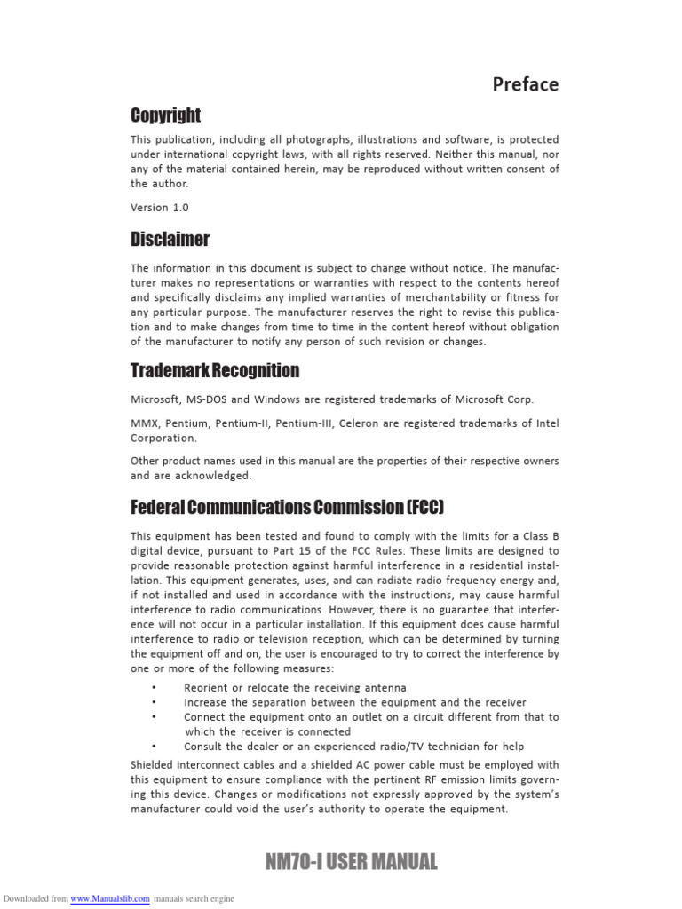 Datashet Mini PC Diebold | PDF | Bios | Usb