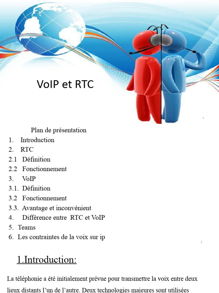 VoIP Et RTC | PDF | Voix sur IP | Réseau téléphonique commuté