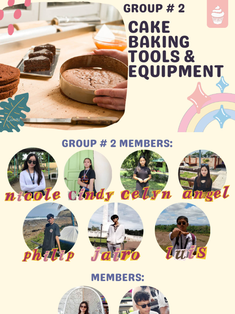 Cake Baking Tools And Equipment Pdf Cakes Baking