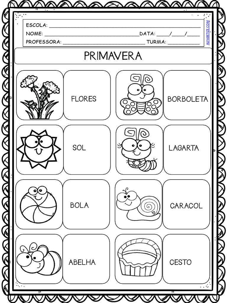 Atividades Didáticas sobre Primavera | PDF