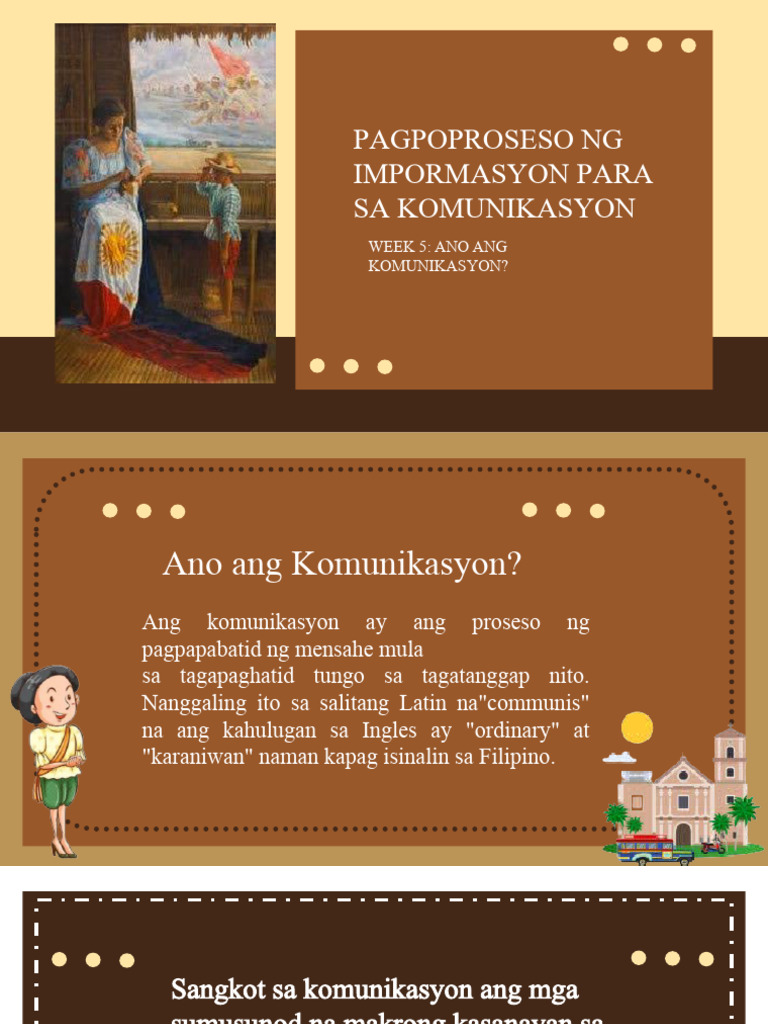 Pagpoproseso NG Impormasyon para Sa Komunikasyon | PDF