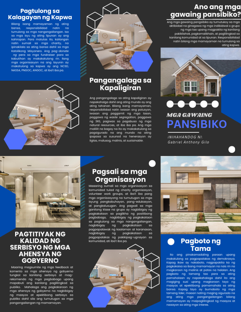 Dark Grey Modern House Brochure | PDF