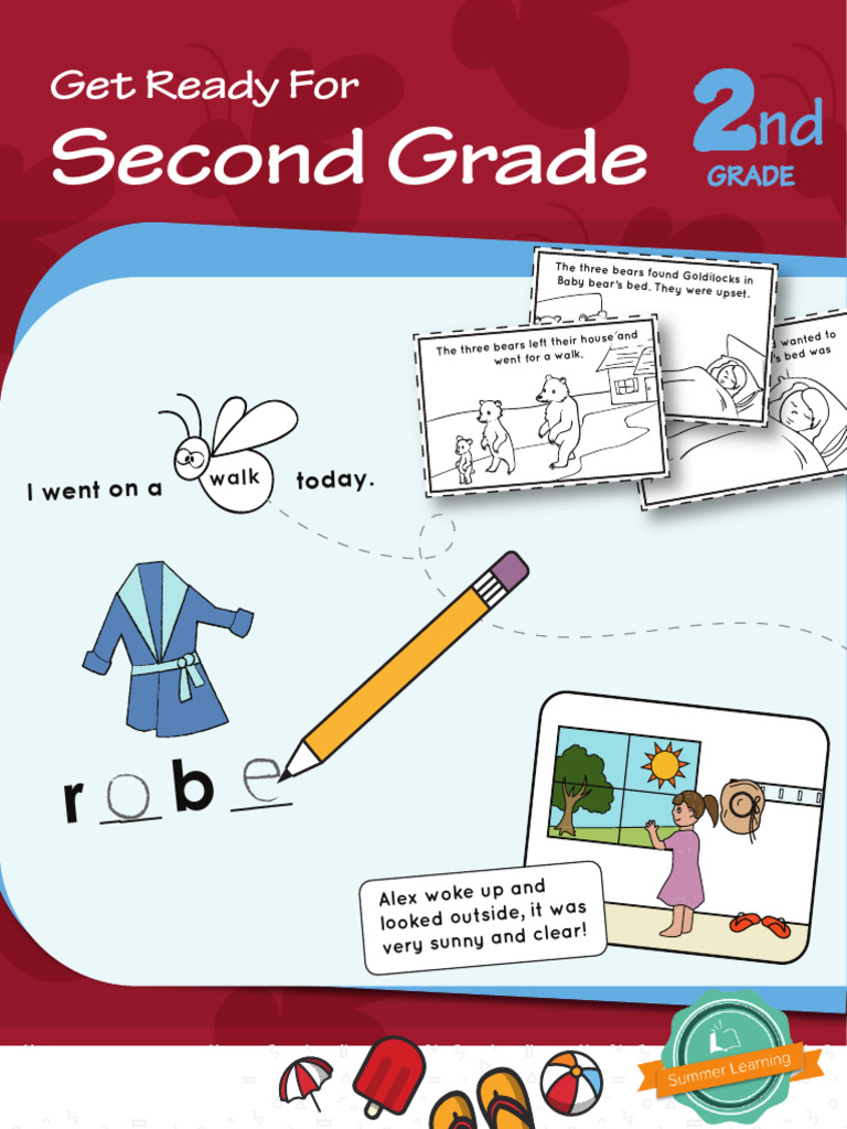 Get Ready For Second Grade Workbook | PDF | Length | Goldilocks And The Three Bears