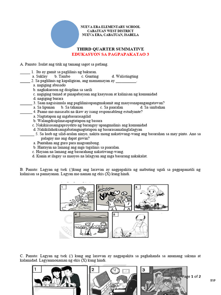 Q3 Test Esp Pdf