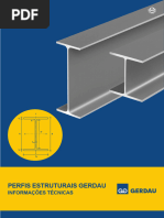 Perfis Estruturais W e HP Gerdau | PDF | Aço | Corrosão