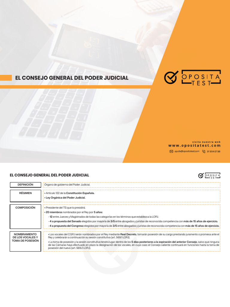 Esquema Del CGPJ | Descargar gratis PDF | Justicia | Crimen y violencia