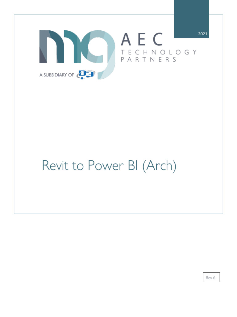 Revit to Power BI Integration Guide | PDF | Autodesk Revit | Microsoft ...