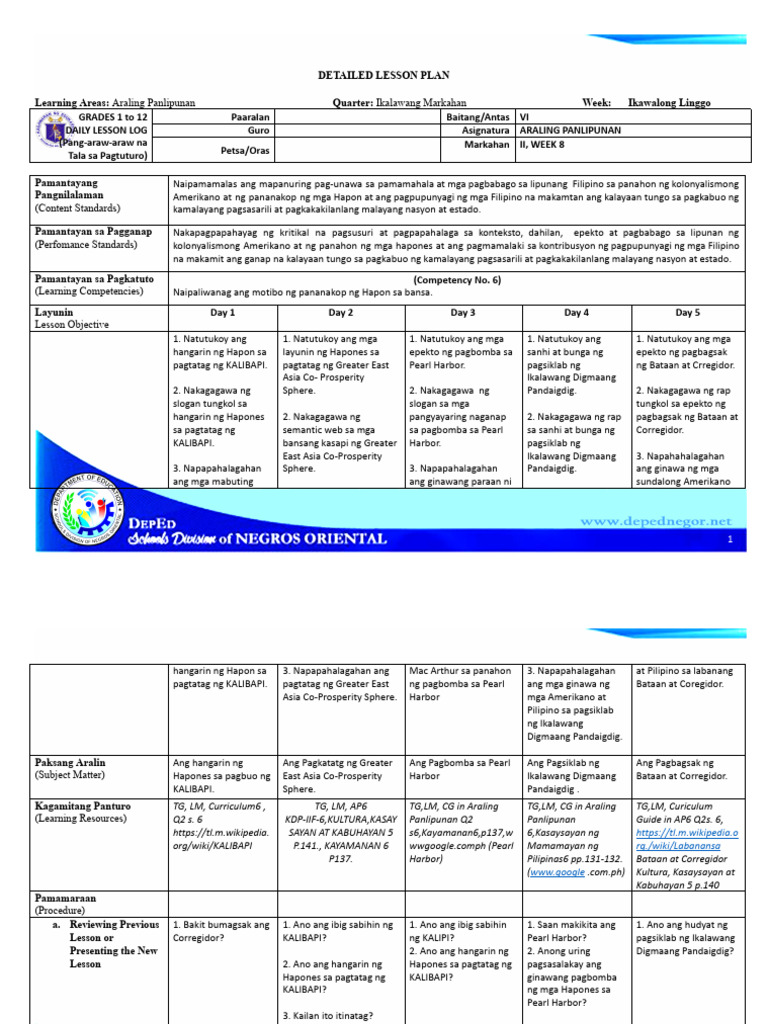 AP6 2nd QTR Wk8Edited | PDF