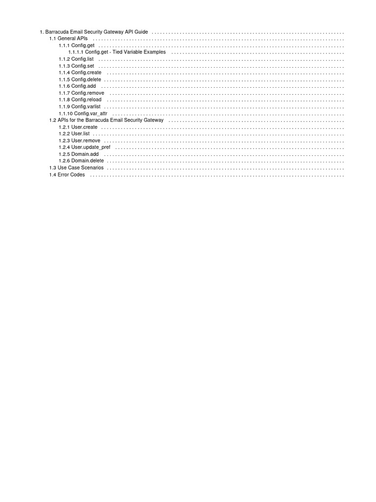 Barracuda Email Security Api Guide | PDF | Parameter (Computer ... Barracuda Email Security Api Guide | PDF | Parameter (Computer ...