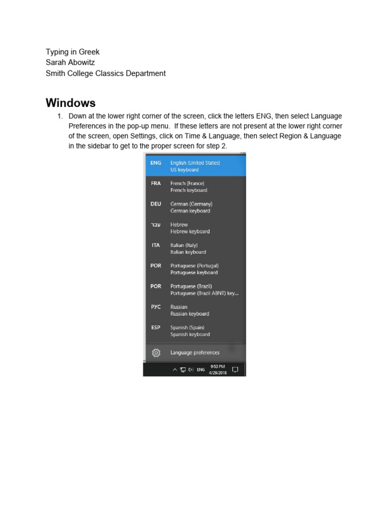 Typing in Greek | PDF | Typography | Notation