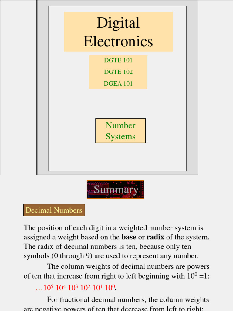 Number Systems | Download Free PDF | Binary Coded Decimal | Subtraction