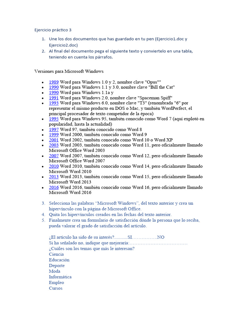 Ejercicio Práctico Repaso 3 | PDF