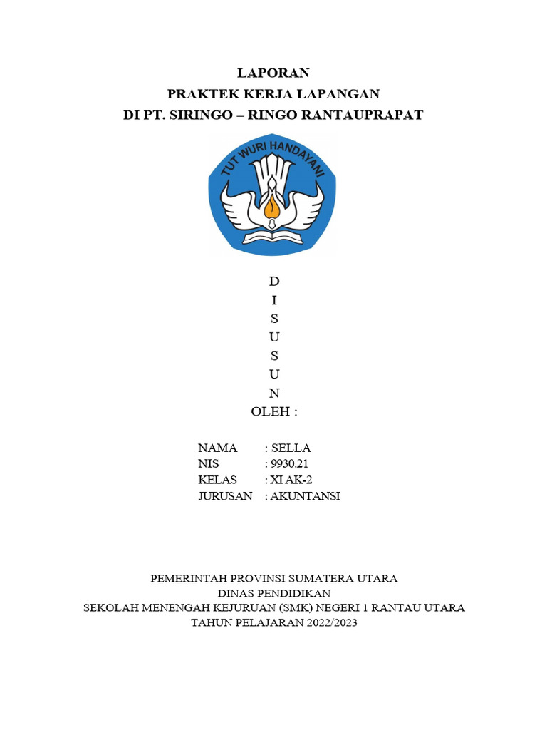 Laporan Magang Fiqri NST | PDF | Bisnis | Pengelolaan Keuangan & Uang