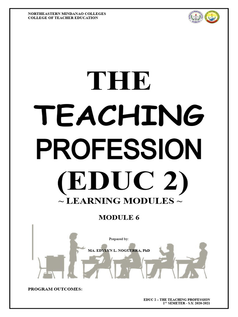 Module 6 EDUC 2 Lesson 1 | PDF | Teachers | Teacher Education