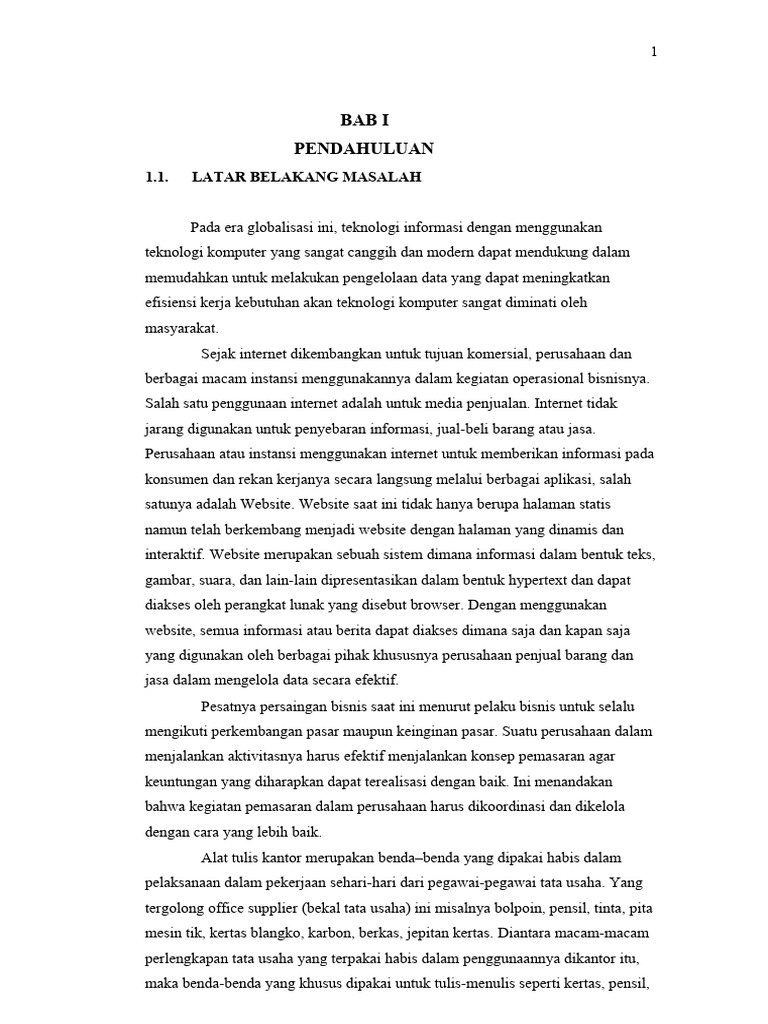 Aplikasi Penjualan ATK Berbasis Web | PDF | Seni | Komputer