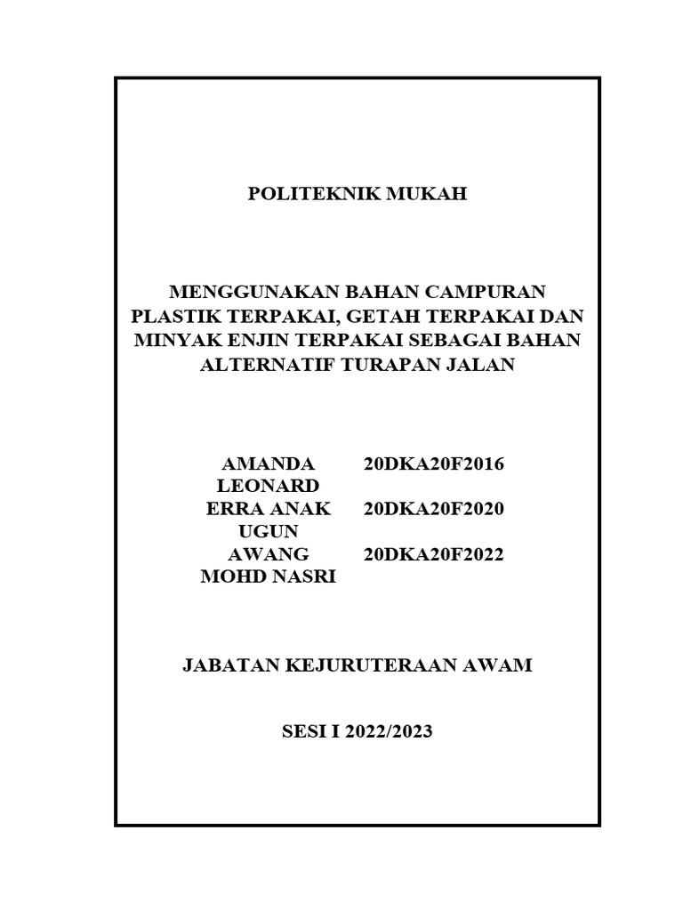 Proposal - Report Fyp | PDF